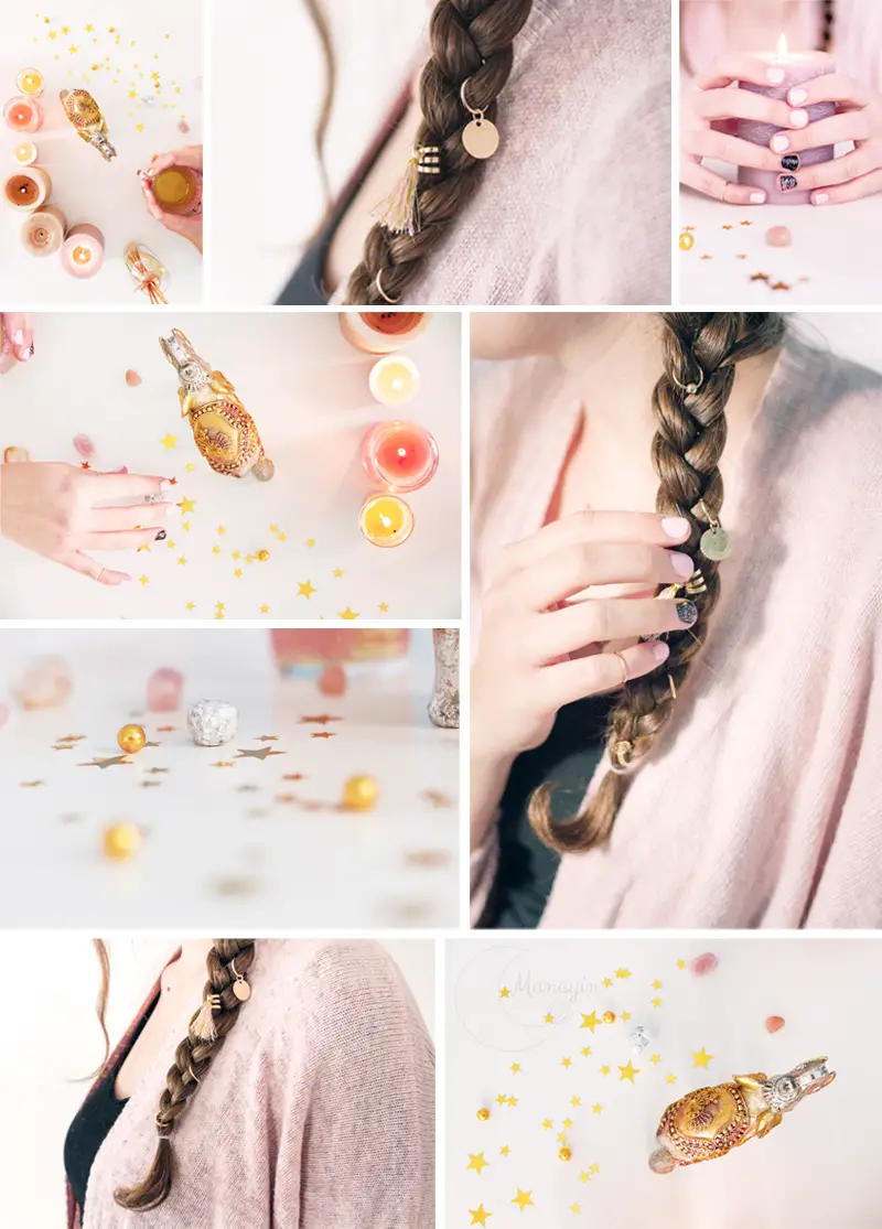 Inspirations Rose et Or #1 - Manayin