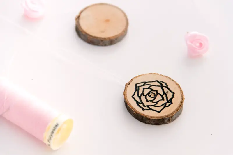 2 DIY avec des rondelles de bois - Manayin