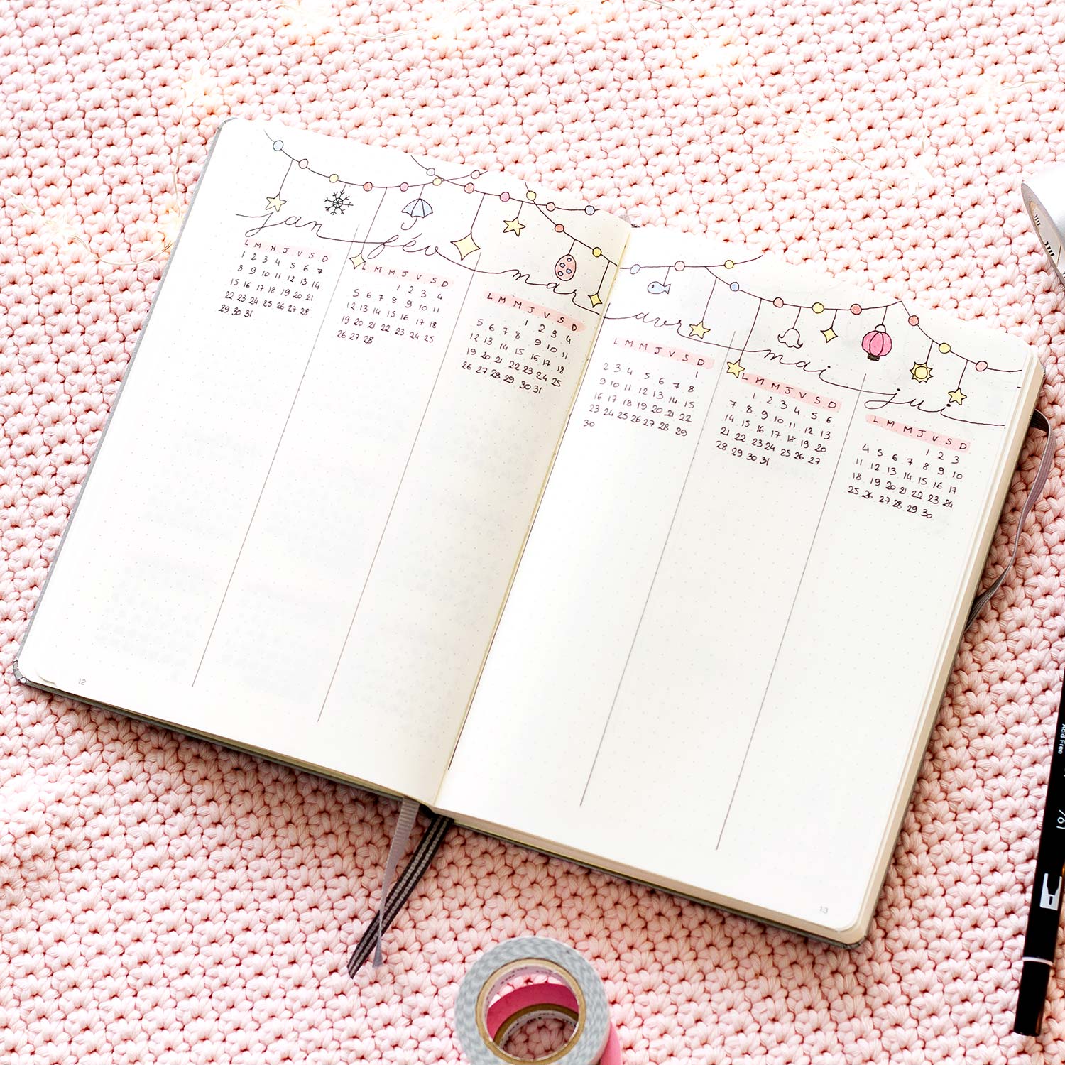 Mon bullet journal 2018 - Manayin - Bullet journal