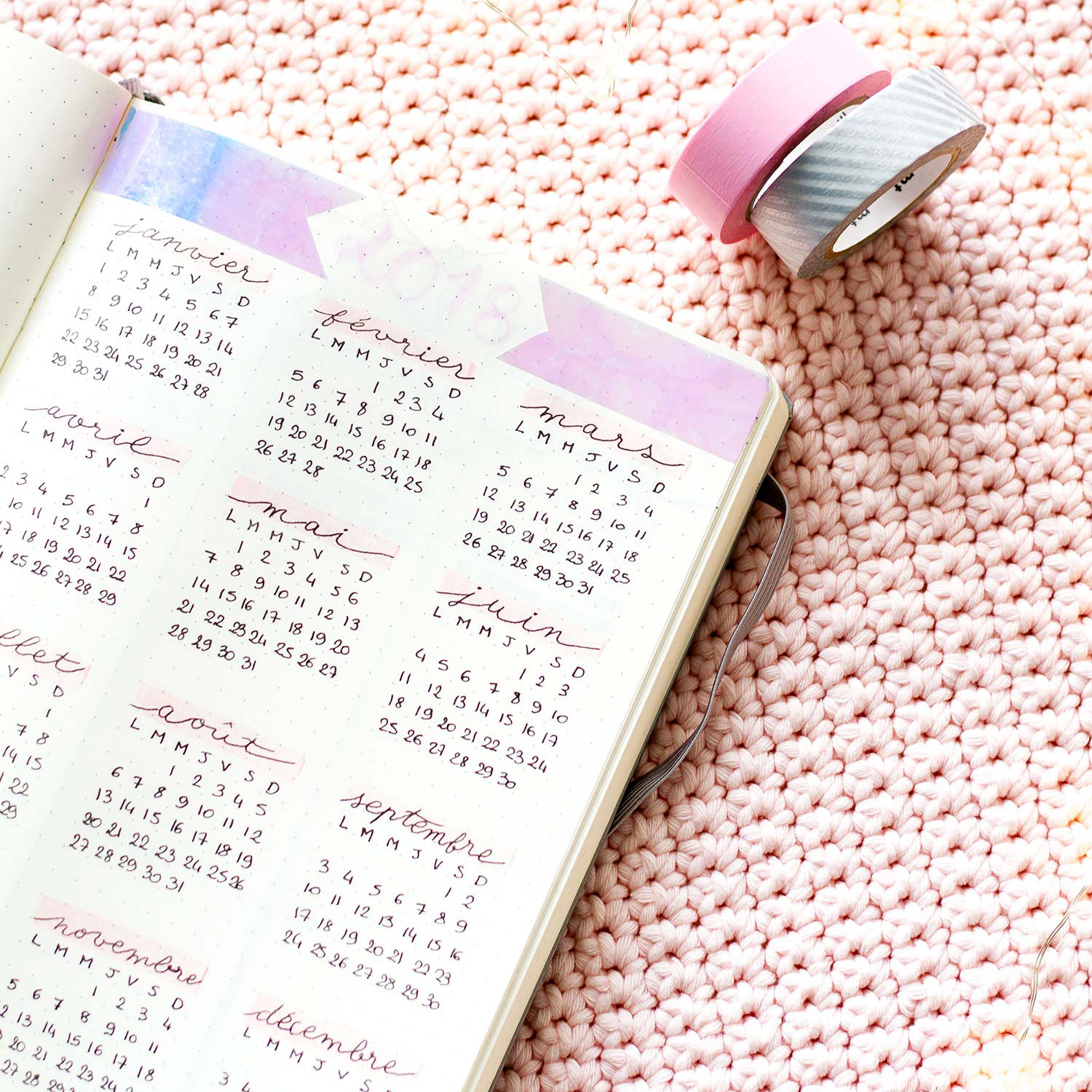 Mon bullet journal 2018 - Manayin