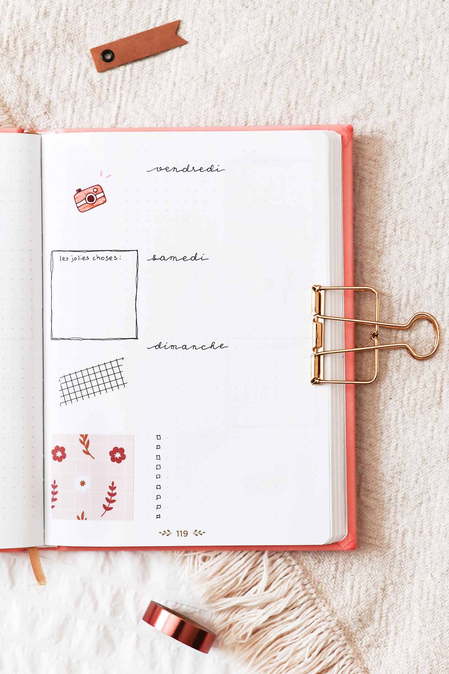 Bullet journal septembre : mes idées de mises en page - Manayin Bullet journal septembre : mes idées de mises en page - Manayin