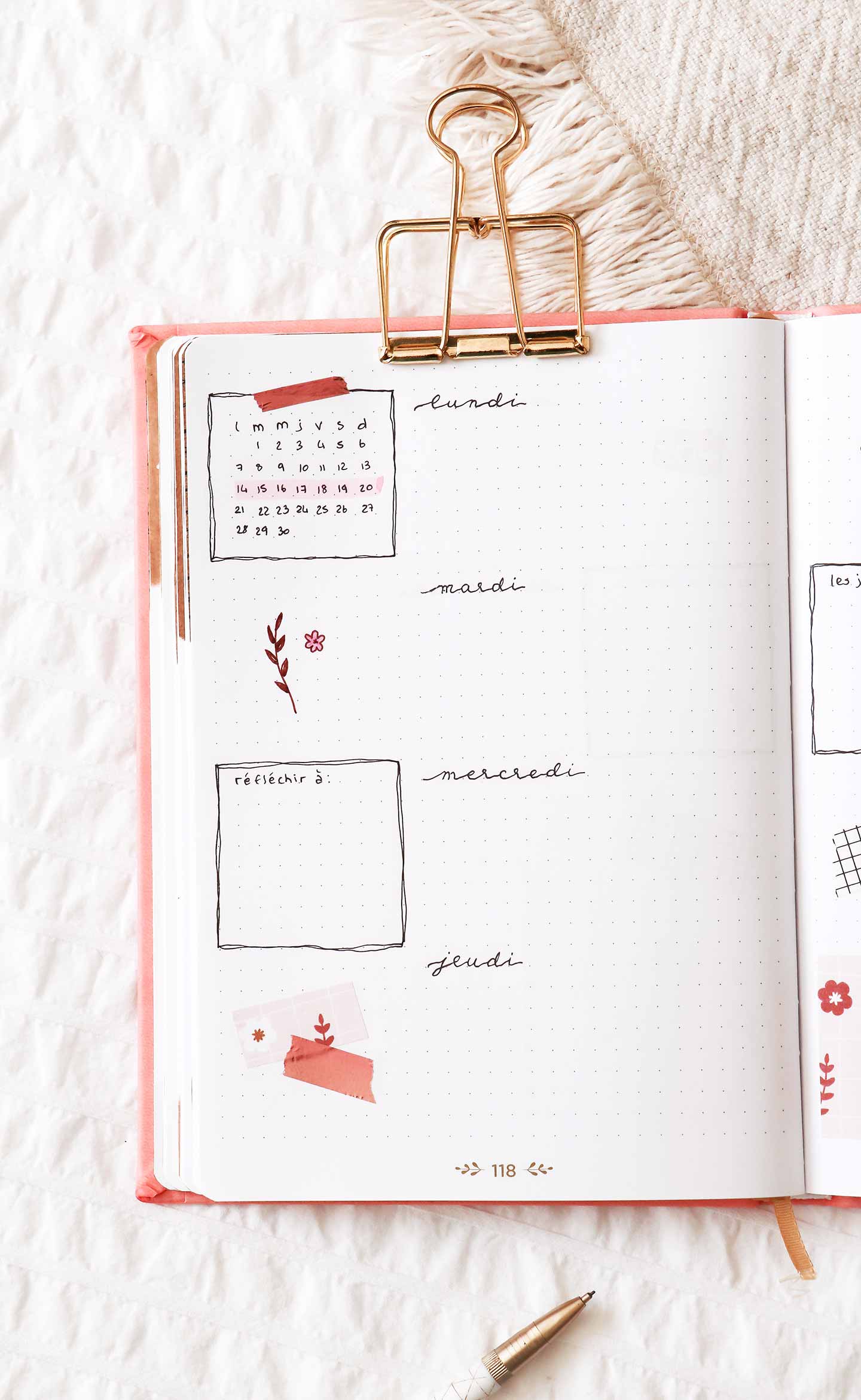 Bullet journal septembre : mes idées de mises en page - Manayin Bullet journal septembre : mes idées de mises en page - Manayin