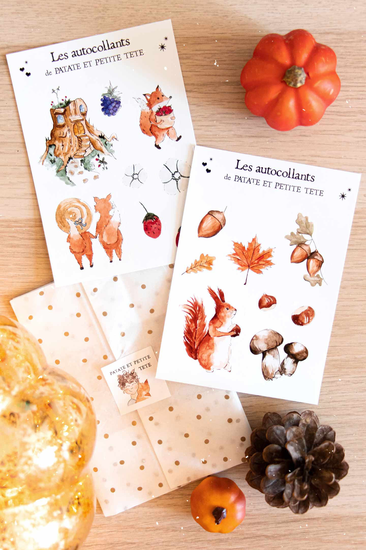 Octobre 2022 dans mon bullet journal – thème automnal - Manayin